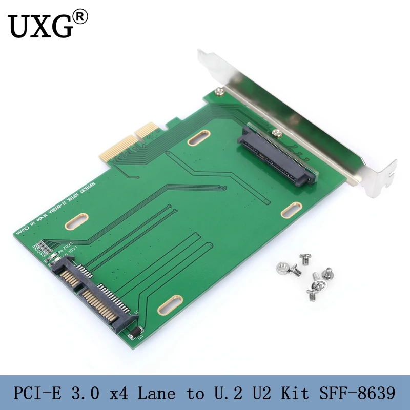 Pci e 3.0 x4 lane para u2 u2 kit SFF 8639 adaptador de anfitrião para intel placa mãe & 750 nvme ...