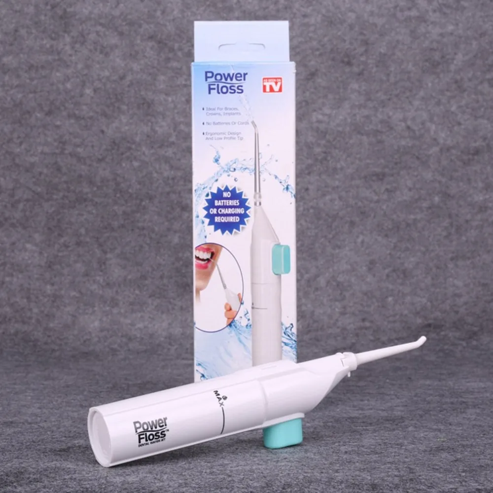 Portable Air Powered Floss Dental Water Jet Cords Tooth Pick Dental ...