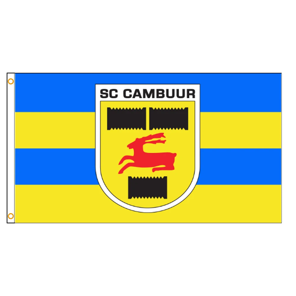 90X150Cm 3x5fts Nederland Sc Cambuur Leeuwarden Vlag|Vlaggen, banners ...