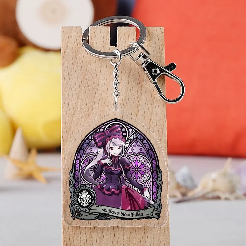 Anime Overlord Albedo Key Ring Japanese Cartoon Collection Key Chain ...