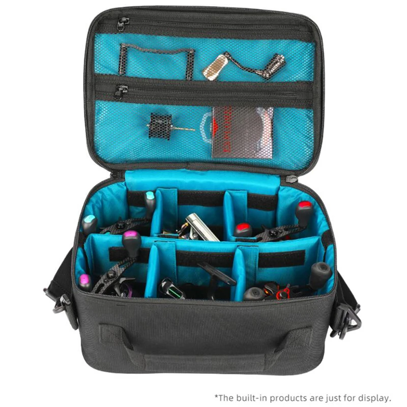 Fishing Reels Storage Bag Large Capacity Removable Partition Waterproof ...