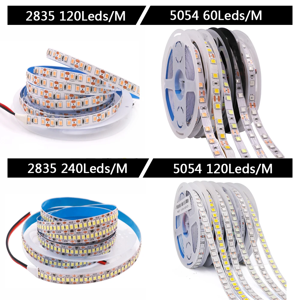 LED S 12V 5050 2835 5054 SMD 60/120LEDs/m LED L 5M s US $3.04 ...