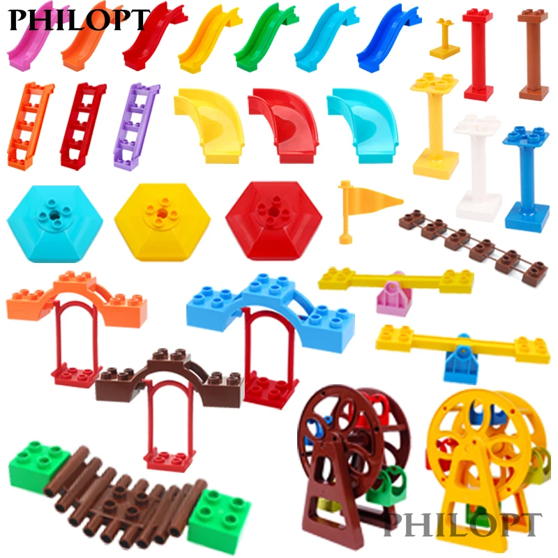 Big-Building-Blocks-Pipeline-Playground-Parts-Slide-Ladder-Gear-Swing ...