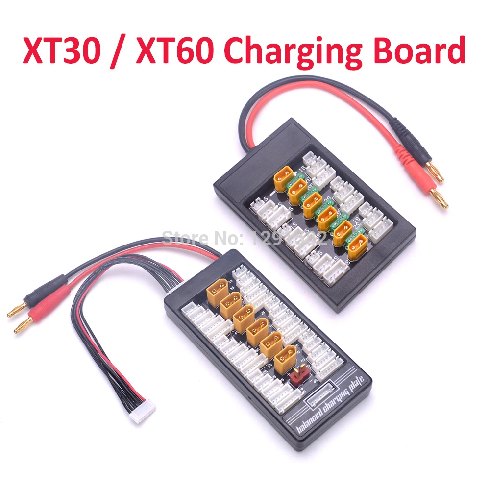 XT30 1S 2S 3S 1-3S LiPo Parallel Charging Board XT30U T-Plug / XT60 2 ...