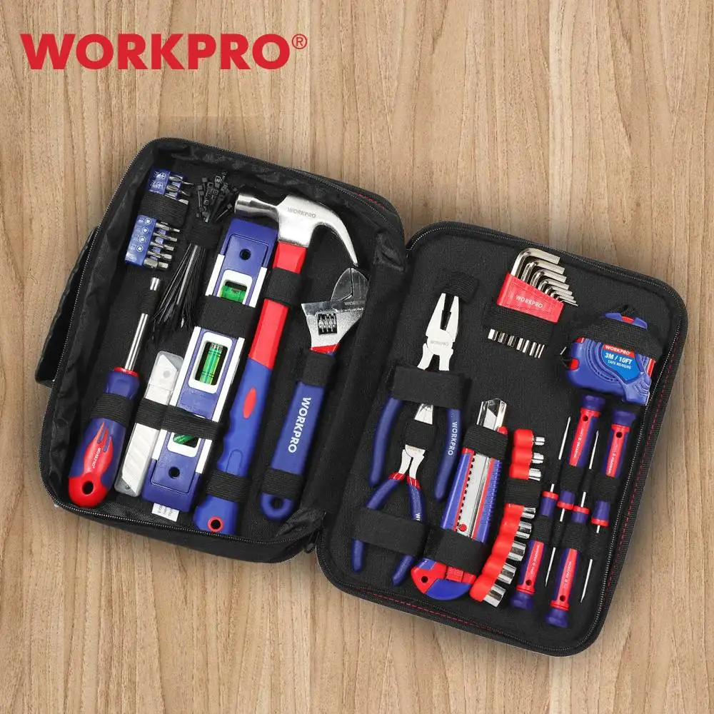 WORKPRO-100-408PC-Socket-Set-Universal-Car-Repair-Tool-Ratchet-Set-Torque-Wrench-Combination-Bit ...