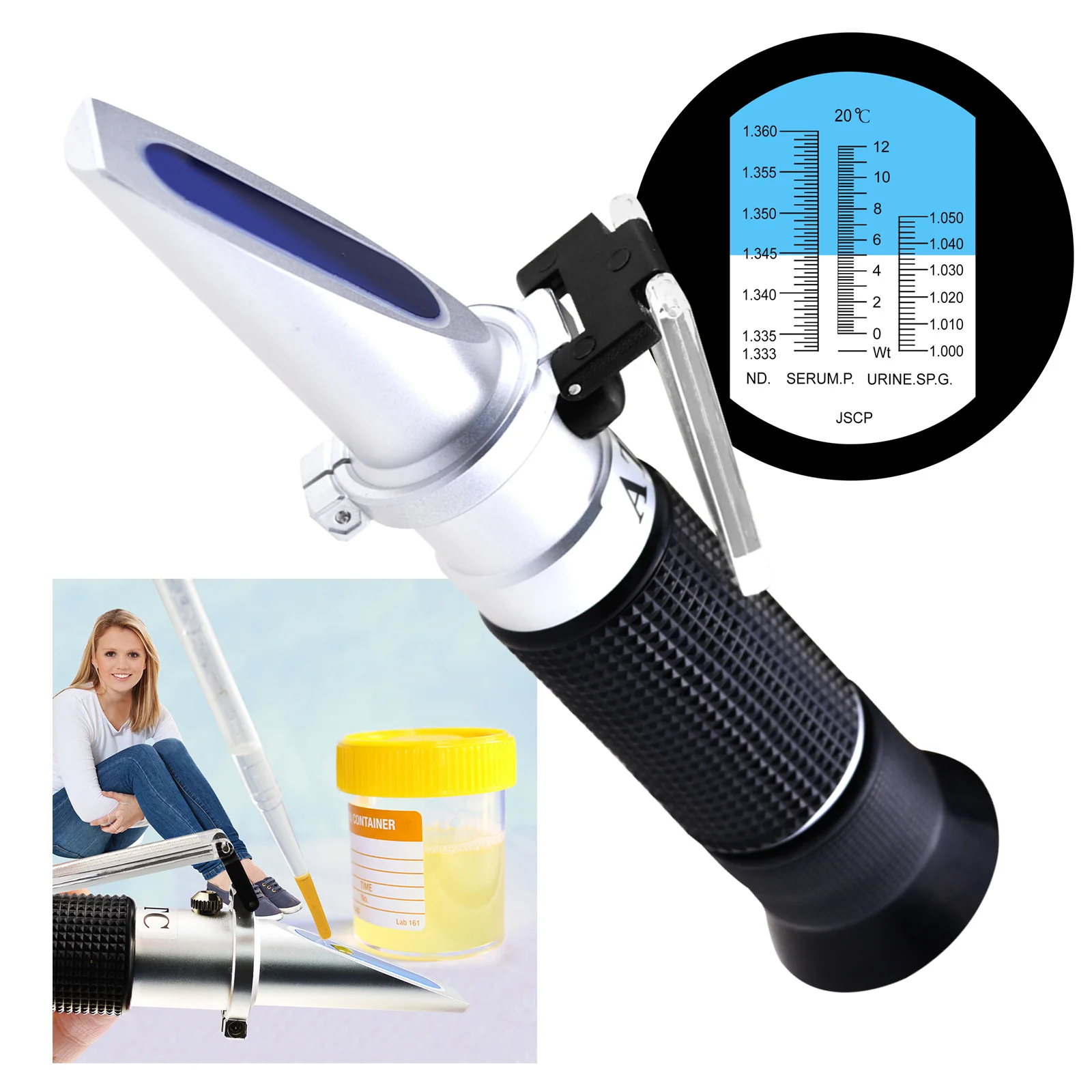 Choice RHC-200ATC Human Clinical Refractometer Measurement Serum ...