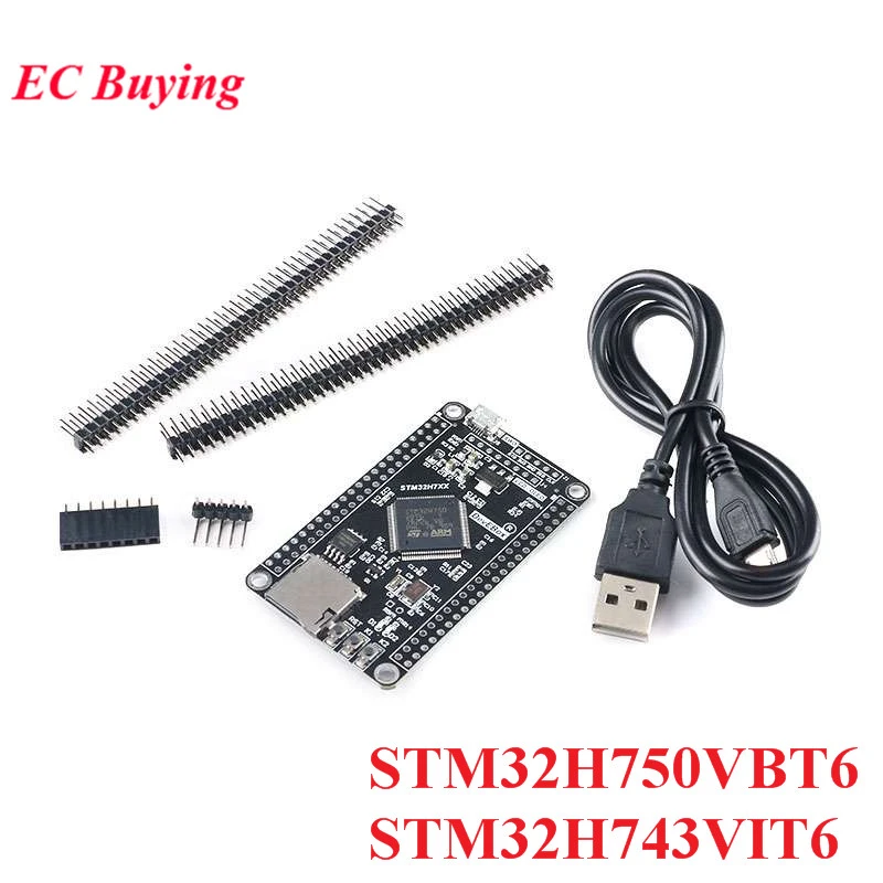 Stm32h750vbt6 Stm32h743vit6 Stm32h7 Development Board Stm32 System Board M7 Core Board Tft ...