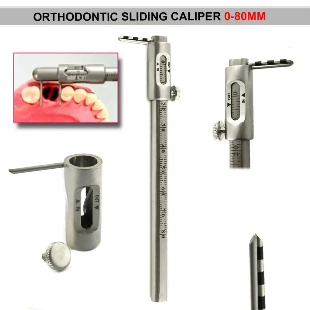 Oral Care Teeth Whitening Sliding Caliper Measuring Instrument Dental ...