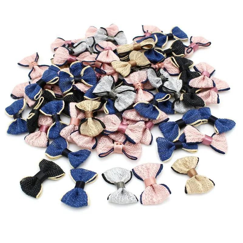 Making Small Bows Ribbon | Small Ribbon Bows Decoration | Fabric ...