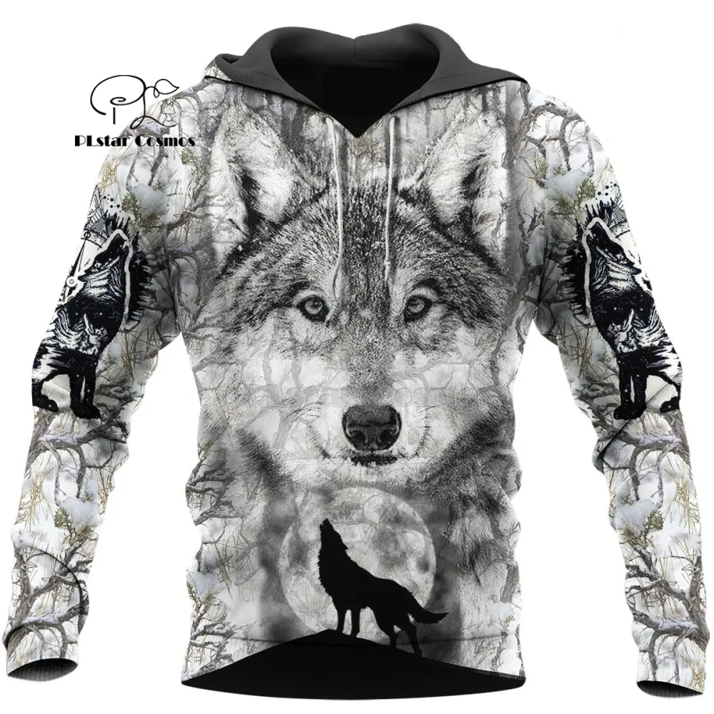 Sudaderas-con-capucha-con-estampado-de-lobo-3d-para-hombre-chaquetas-de ...