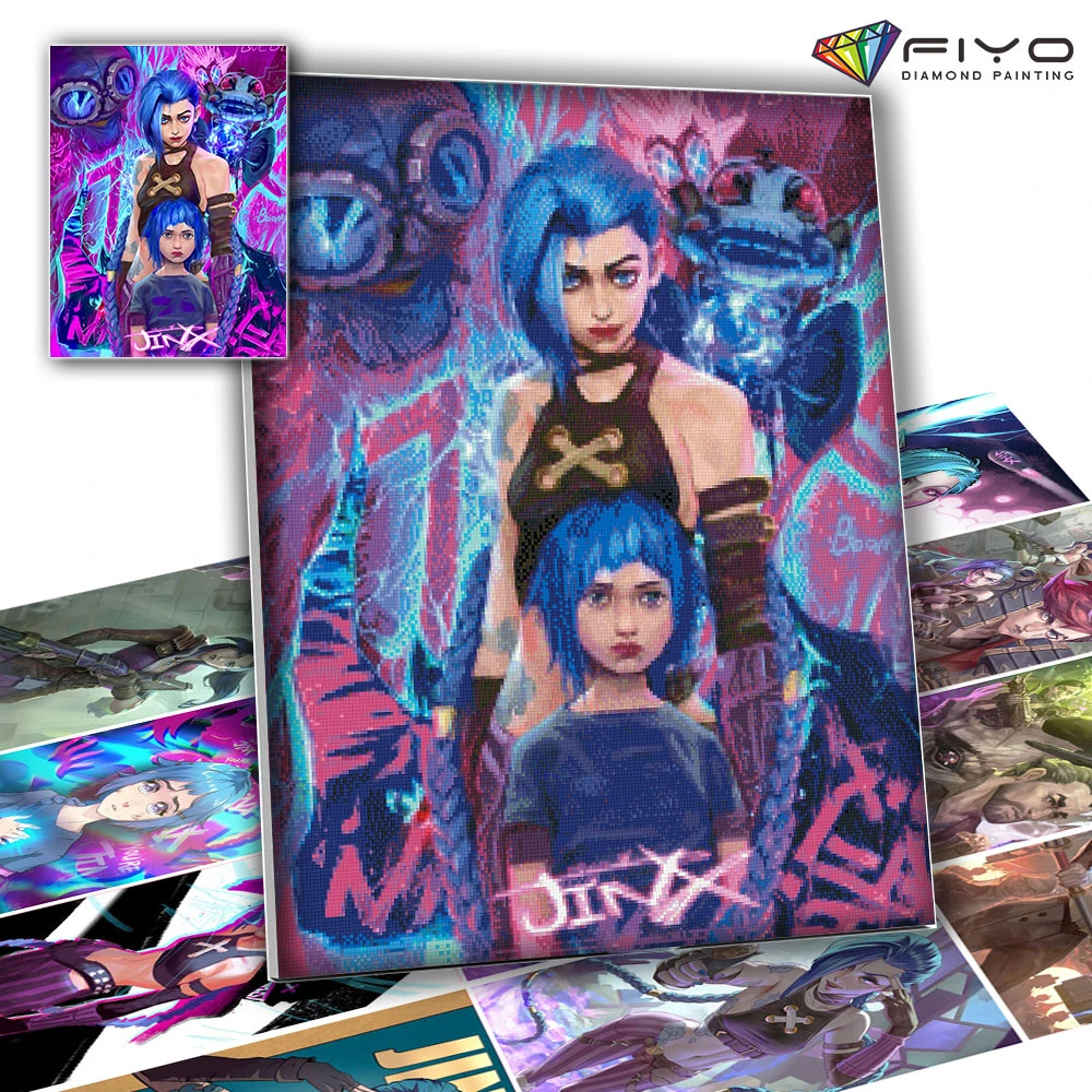 5D DIY Diamond Painting Anime Arcane Mosaic Needlework Full Diamond ...