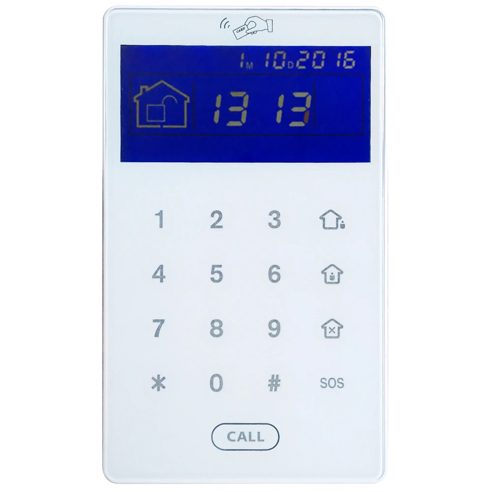 Focus Wireless 868mhz Rifd Touch Keypad Disarm Alarm Host By Rfid Tags ...