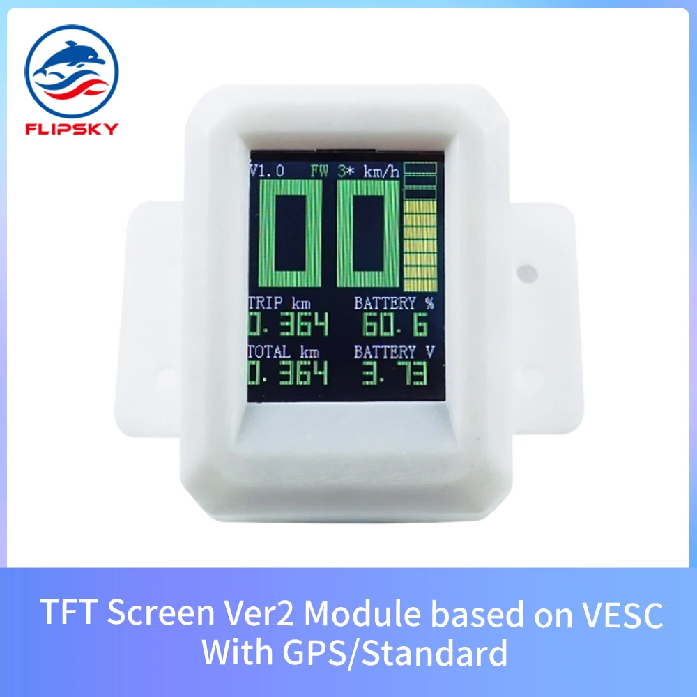 Tft Screen Ver2 Module More Convenient Based On Vesc With Gps/standard Electric Skateboard Boat ...