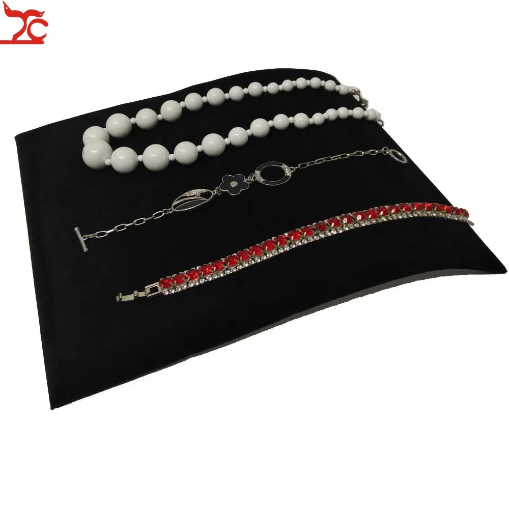 Simple Black Velvet Necklace Bracelet Display Board Women Pendant ...
