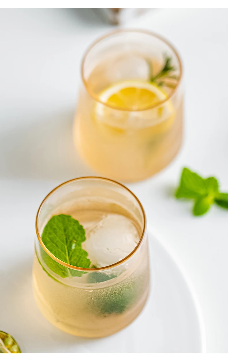 Verre à bière,Verre à eau en verre Transparent, verres à jus de bureau ...