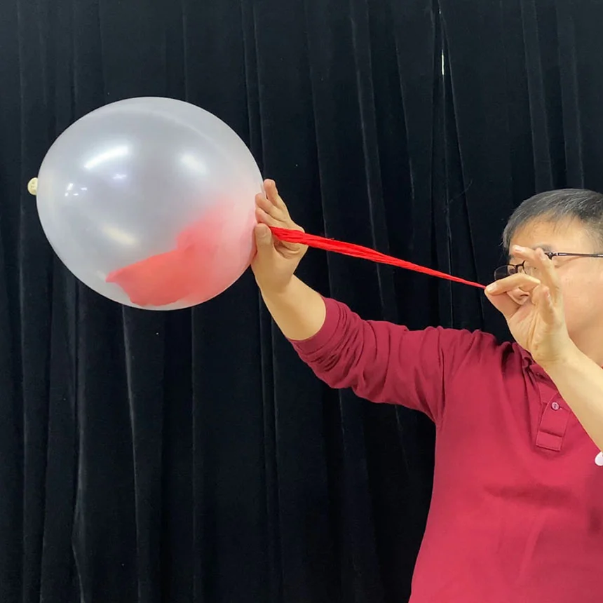 Silk-Thru-Through-Balloon-Magic-Tricks-Stage-magic-Props-Gimmick ...