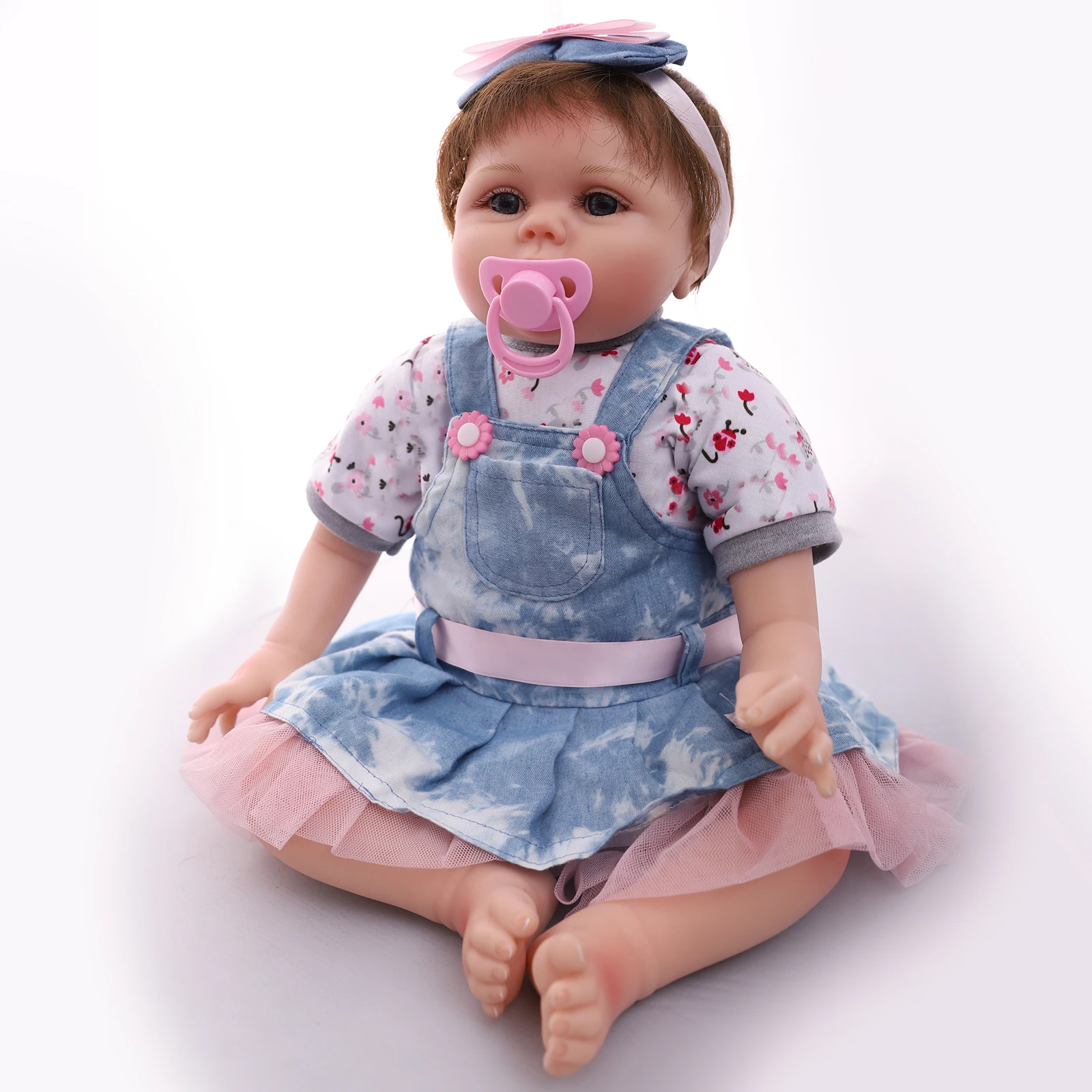 18-Inch-45-Cm-Soft-Silicone-Reborn-Baby-Doll-Realistic-Face-Cotton-Body ...