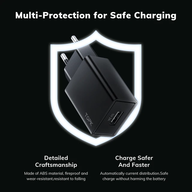 TOPK USB 충전기: 휴대기기 충전을 위한 필수 아이템