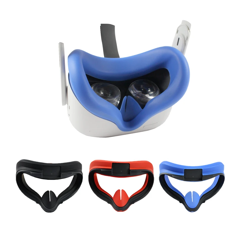New Silicone Eye Mask Cover For Oculus Quest 2 Vr Headset Breathable ...