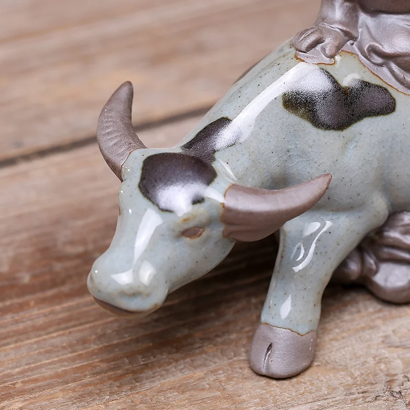 Statue deco,Figurine de vache en céramique, ornement, animaux de compagnie, Boutique ...