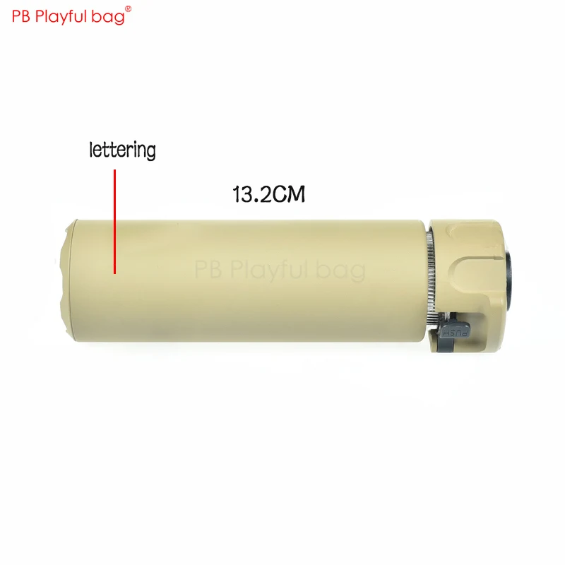 Toy DIY competitive game SOCOM muffler water bullet gun front tube ...
