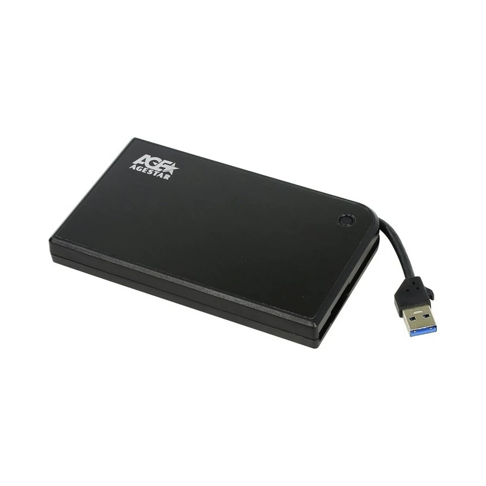 HDD Enclosure กรณีภายนอก2.5 "SATA AgeStar 3UB2A14 USB 3.0อลูมิเนียมสีดำ ...
