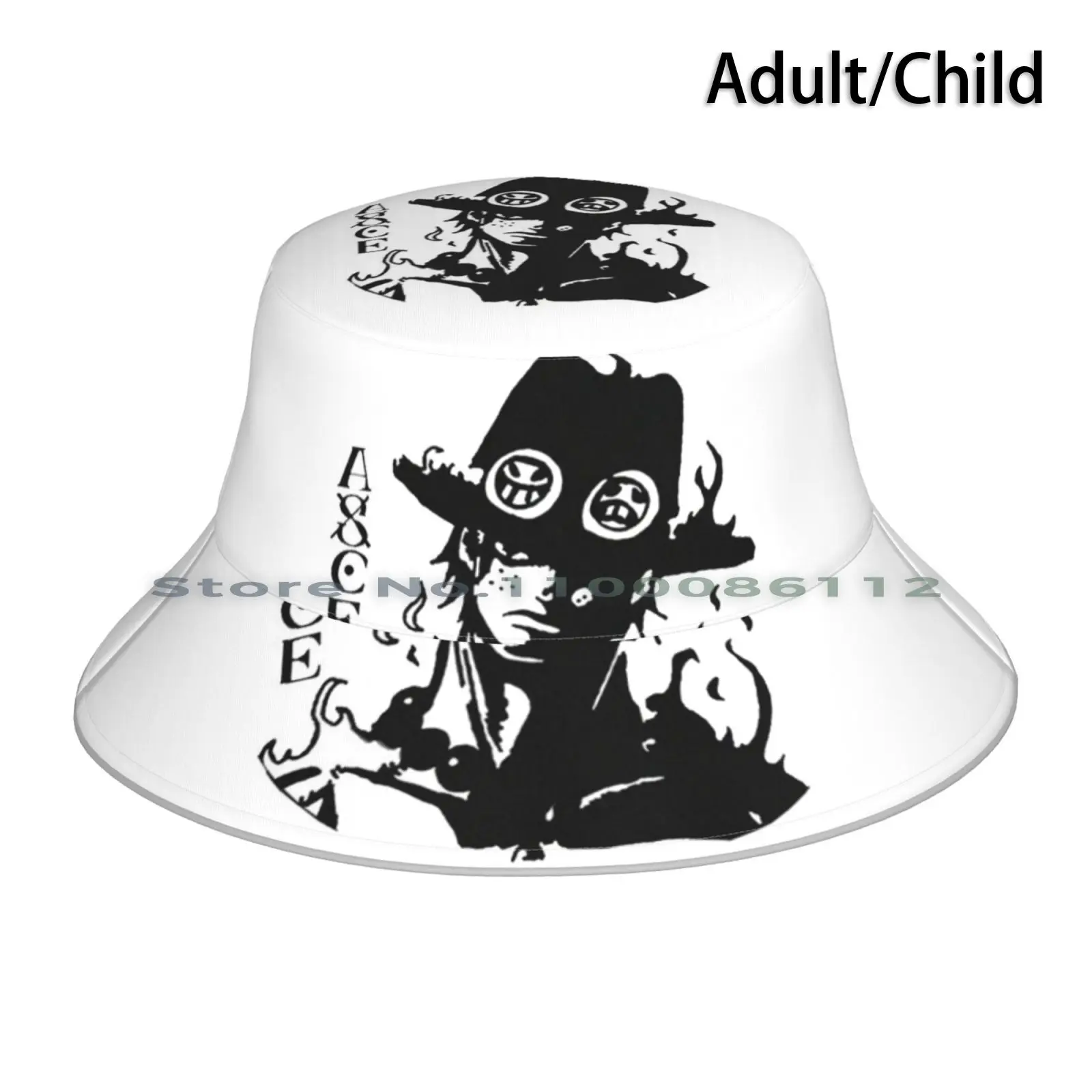 Portgas D. Ace Bucket Hat Sun Cap Portgas D Ace Monkey D Luffy Roronoa ...
