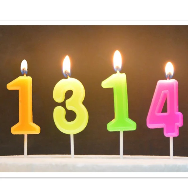 Number Birthday Candles 4