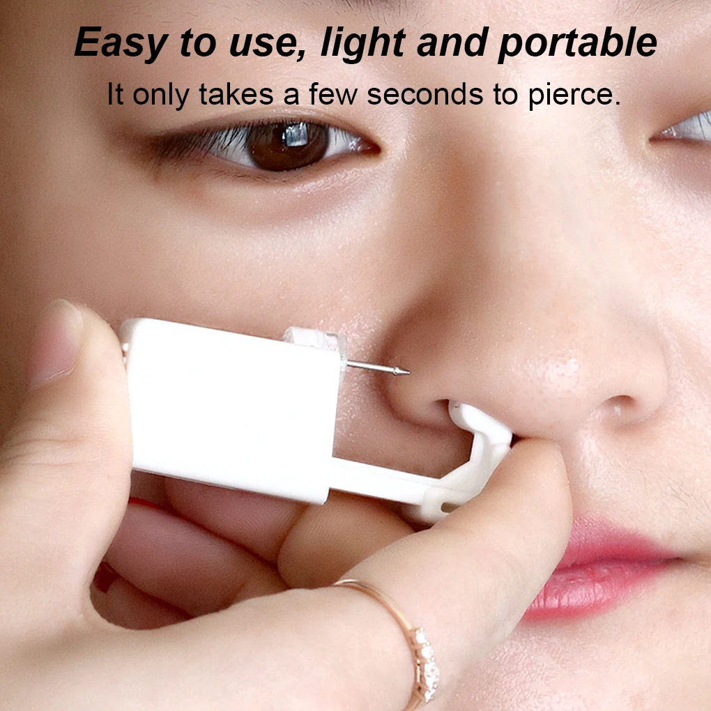 Piercing Tool Nose Ear Manual Piercer Body Piercing Hole Punching ...