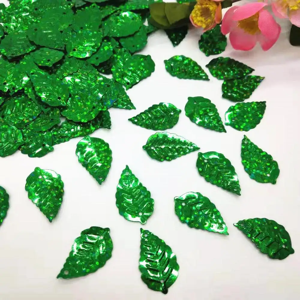 Leaf Shape Sequins Crafts | Holographic Sequins Leaf | Leaves Sequins ...