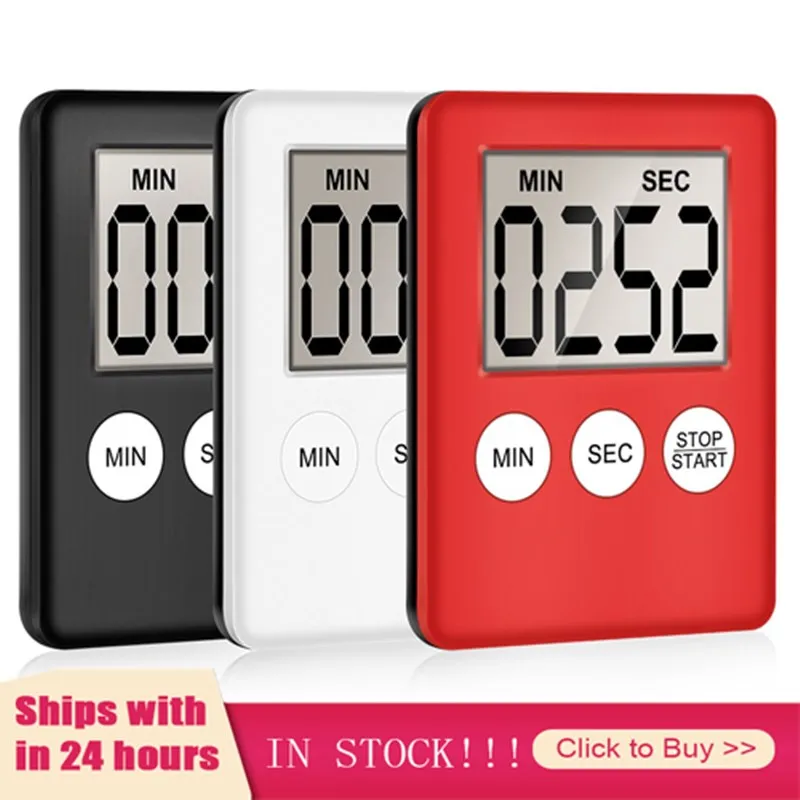 Temporizador electrónico de pantalla grande con dígitos grandes, reloj ...