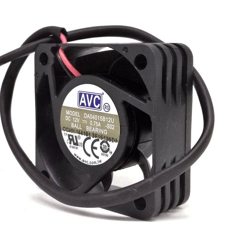 2pcs For AVC da04015b12u 4cm 4015 40X40X15mm 12V 0.75A 9800RPM computer ...