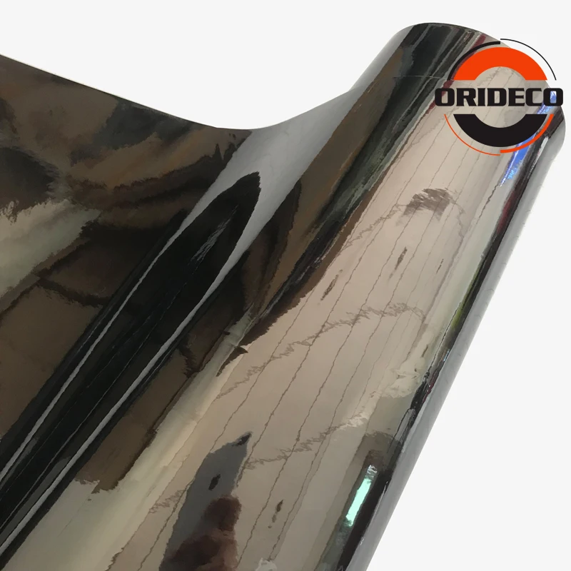 10-20-30-40-50-152CM-Stretchable-Black-Chrome-Mirror-Vinyl-Film-Glossy ...