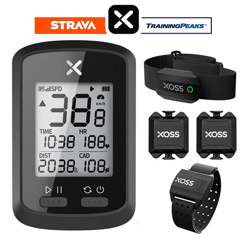 XOSS G Plus GPS Bike Speedometer Waterproof Kilometer Counter For ...