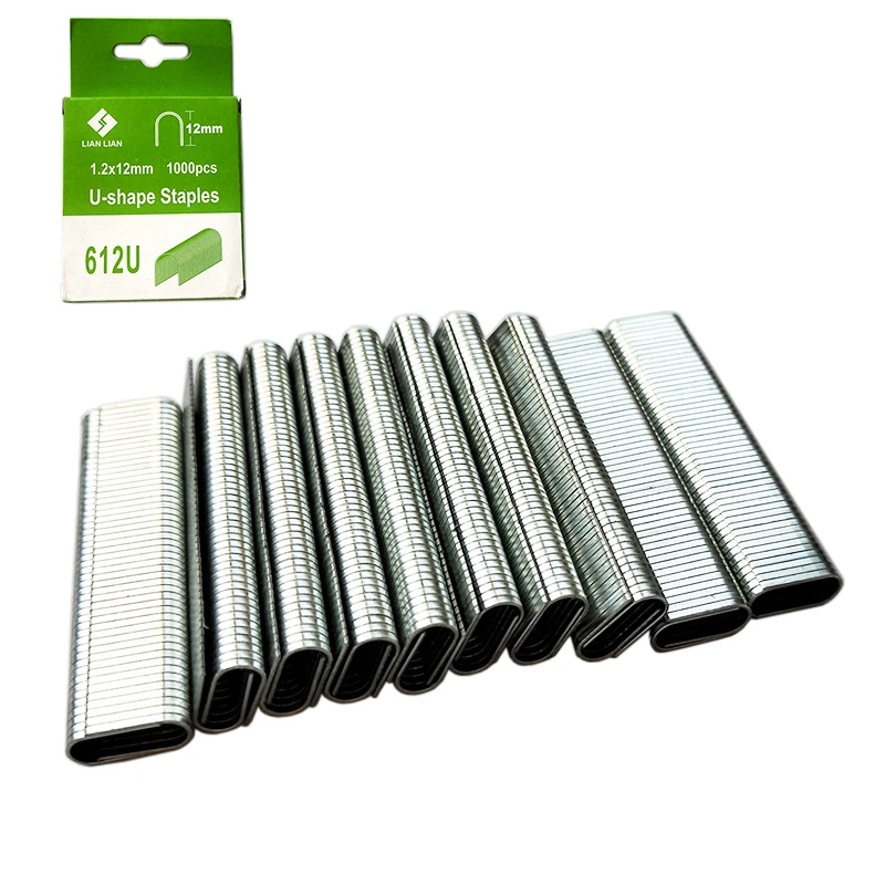 Grapas de corona redonda, 12/25 pulgadas/12mm de largo, 1000 unds ...