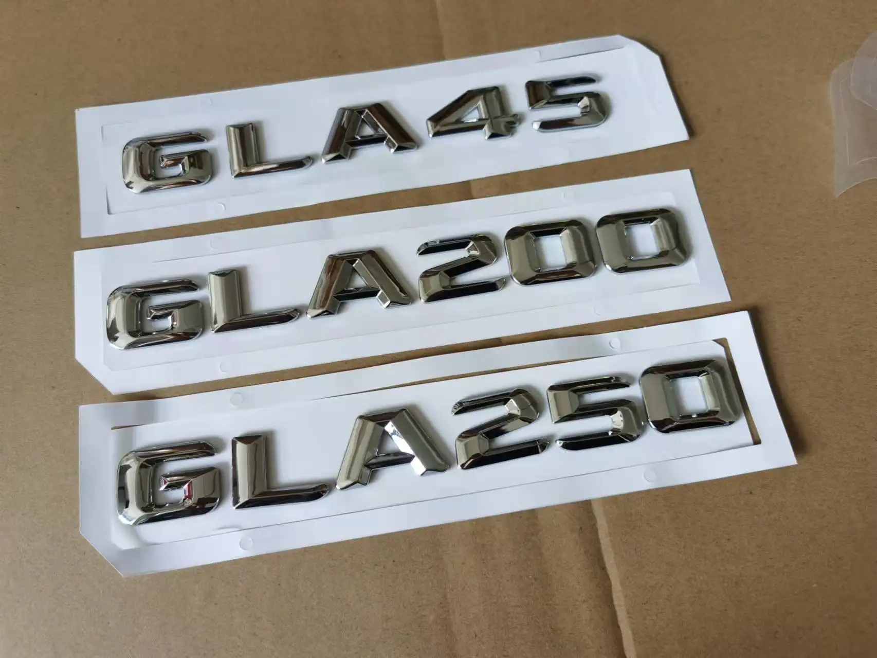 20x 3d Abs Chrome Car Accessories For Mercedes Benz Amg Gla45 Gla200 ...