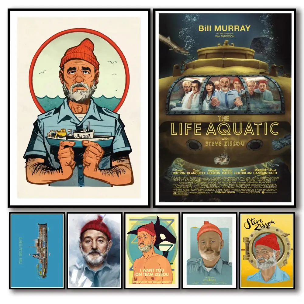 Life Aquatic Poster
