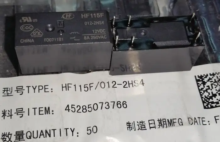 New-HF115F-012-2HS4-HF115F-012-2HS4AF-HF115F-009-2HS4A-115F-2A-9V-12V ...