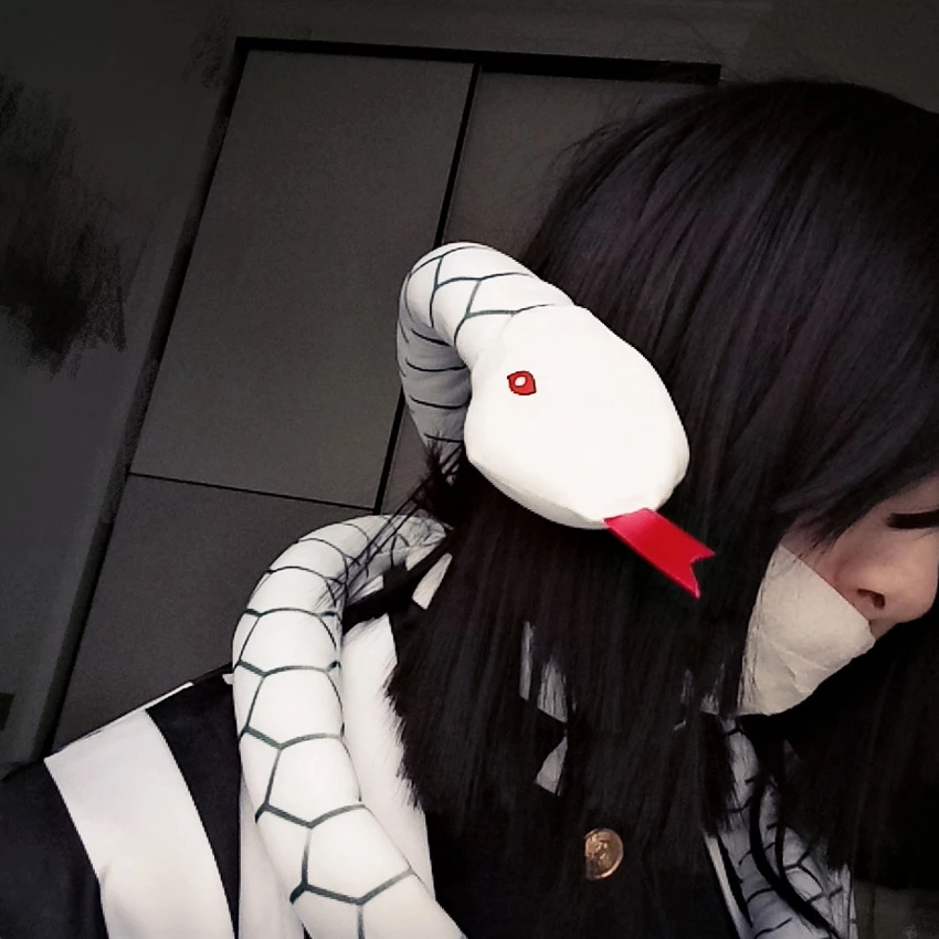 Anime Demon Slayer Iguro Obanai Snake Cosplay Costume - AllCosplay.com