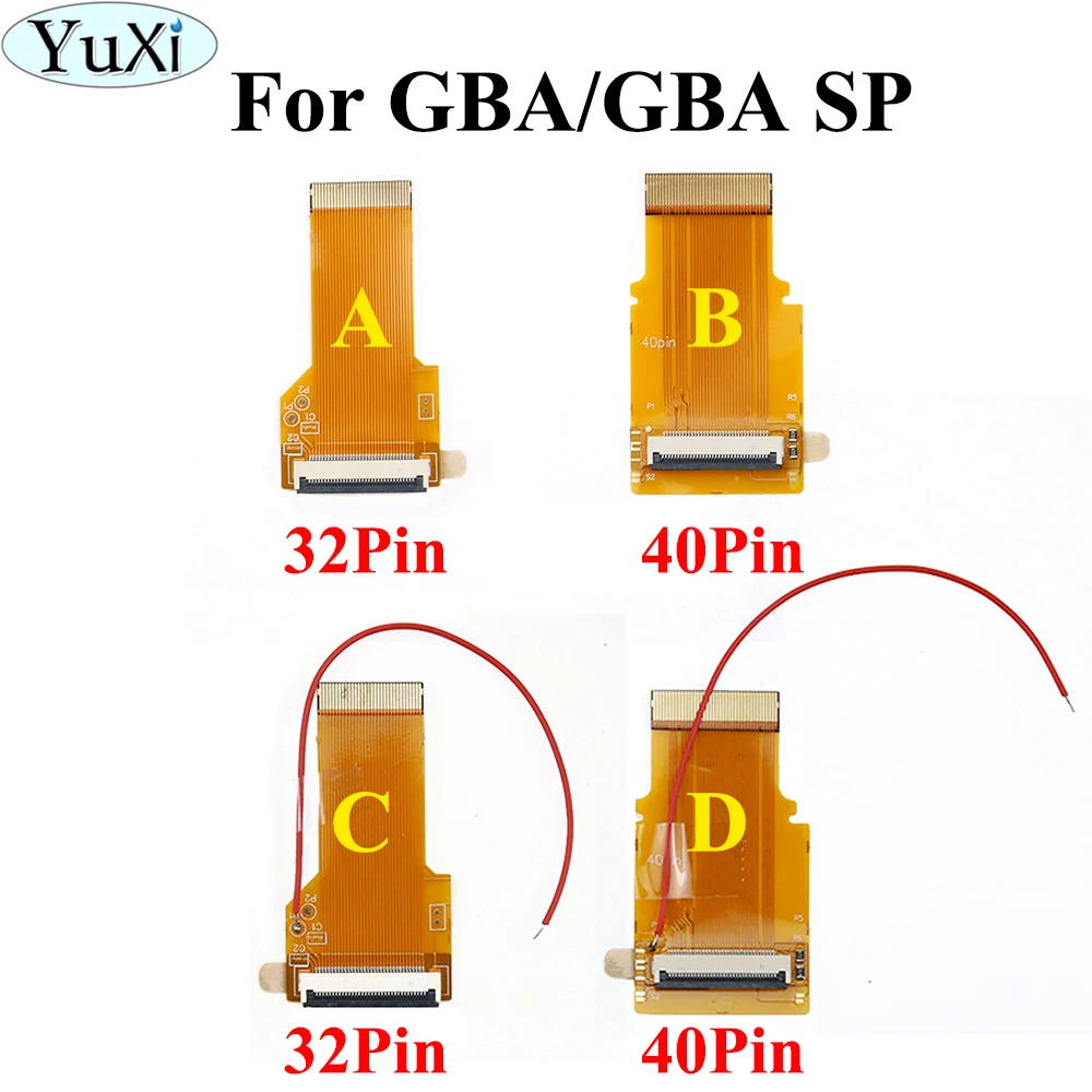 YuXi-1PCS-32Pin-40-Pin-For-Gameboy-Advance-MOD-LCD-Backlight-Cable ...