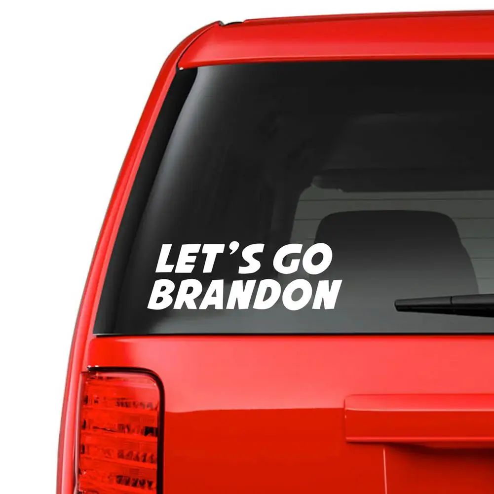 10Pcs Lets Go Brandon Bumper Sticker Waterproof Decoration Funny Adult ...