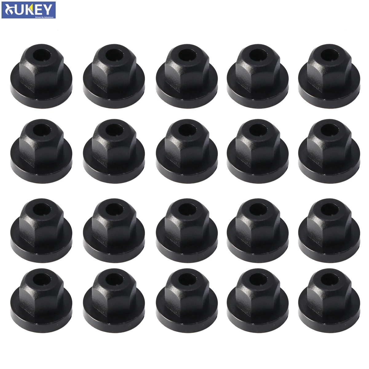 16131176747 자동차 플라스틱 바디 너트 플랜지 클립, 메르세데스 벤츠 0039900251, BMW 교체 부품, 20 개