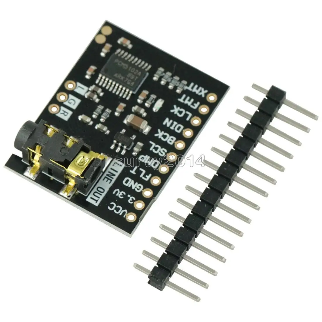 I2S PCM5102A DAC 디코더 32 비트 플레이어 모듈 ES9023 PCM1794 For Raspberry Pi|교체부품 ...