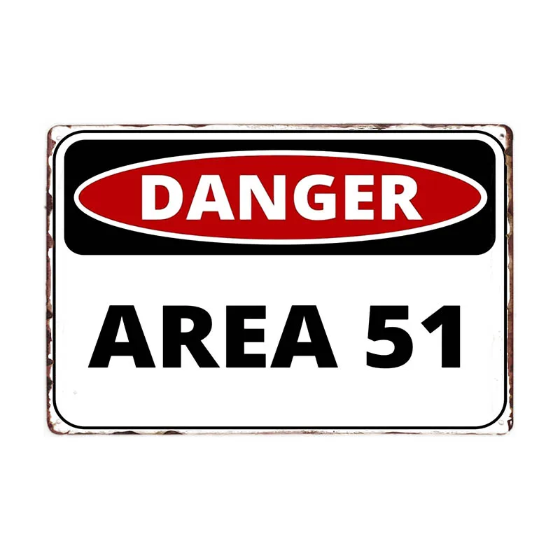 Area 51 Warning Sign