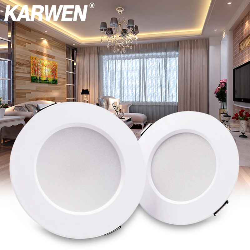 Karwen Led Downlight White Ceiling 5w 7w 9w 12w 15w Ac 220v 230v 240v ...