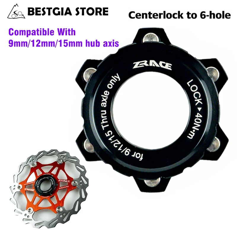 ZRACE Centerlock Adapter To Mount A 6 Hole Brake Disc On A Center Lock ...
