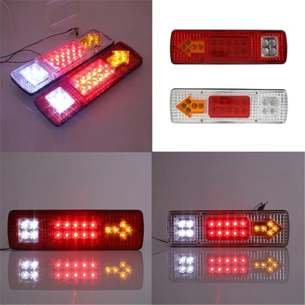 1pcs Electronic rear tail light 12v24v car rear tail light 19LED ...
