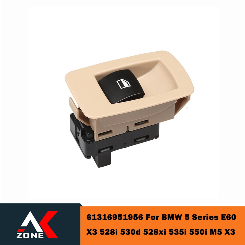 Electric Power Passenger Window Control Switch Button Console For BMW 5