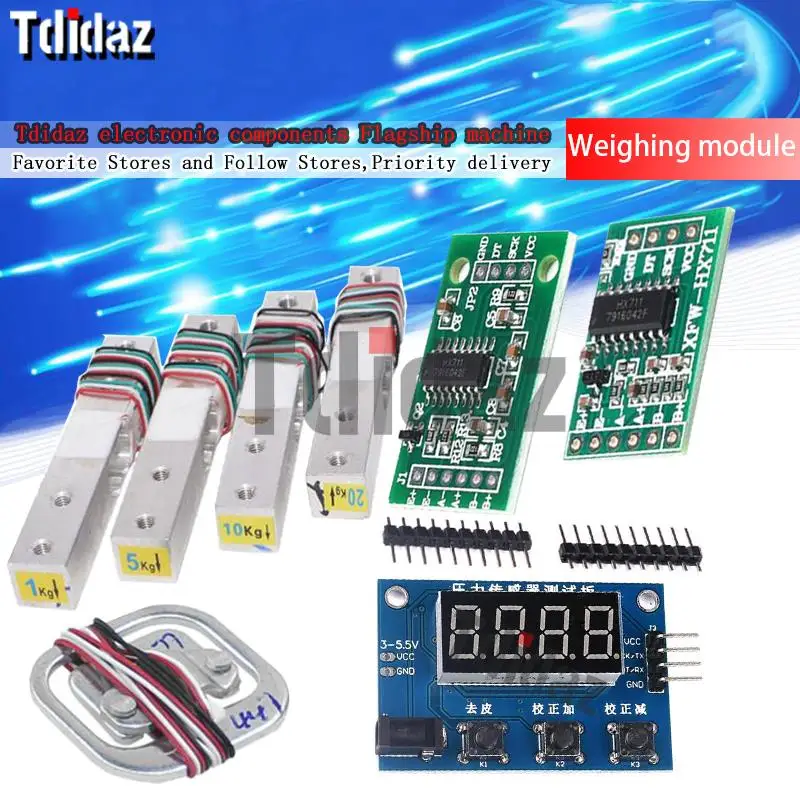 Load-Cell-1KG-5KG-10KG-20KG-50KG-HX711-AD-Module-Weight-Sensor ...