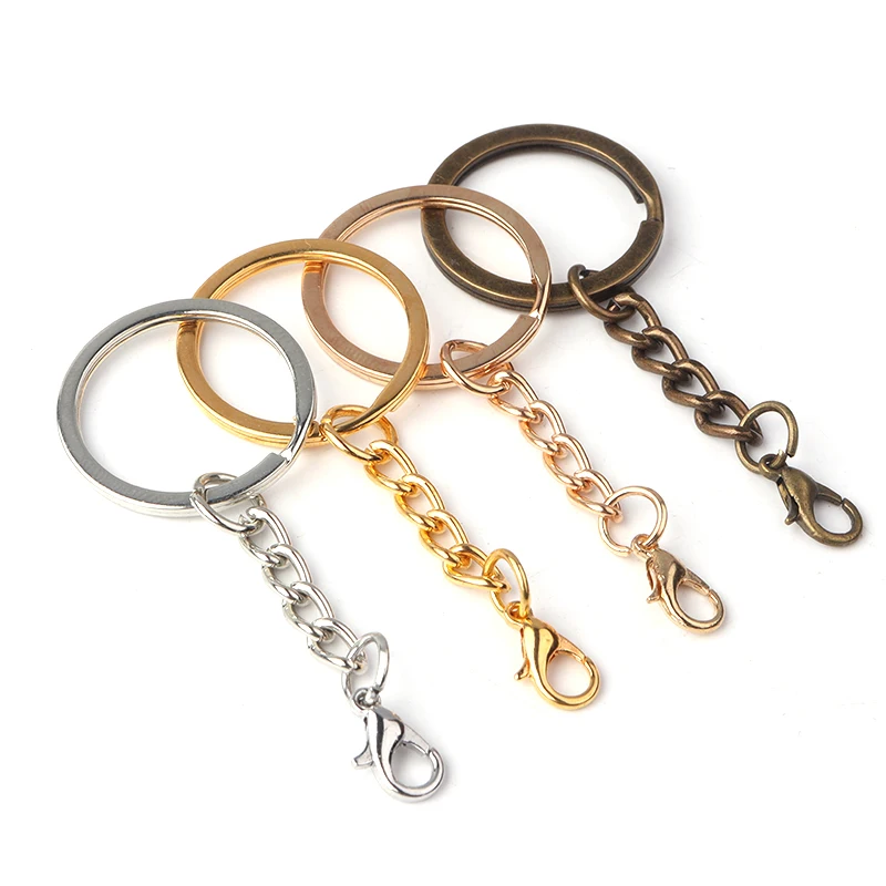 Jewelry Making Findings | Key Ring Keychain | Key Chain - 10pcs/lot Key ...